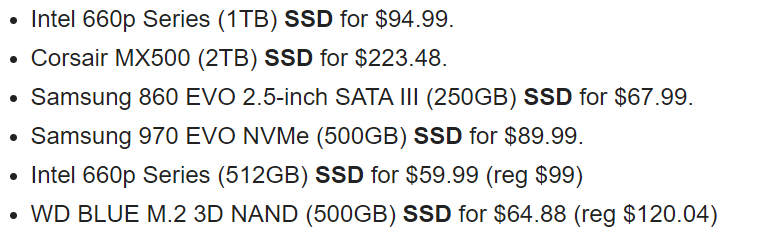 Why SSD price is dropping?